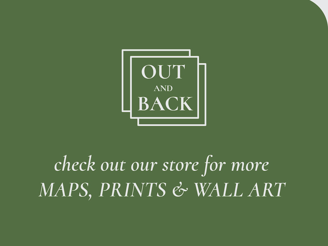 The Roaches Contour Map Peak District National Park Print Topographic ...