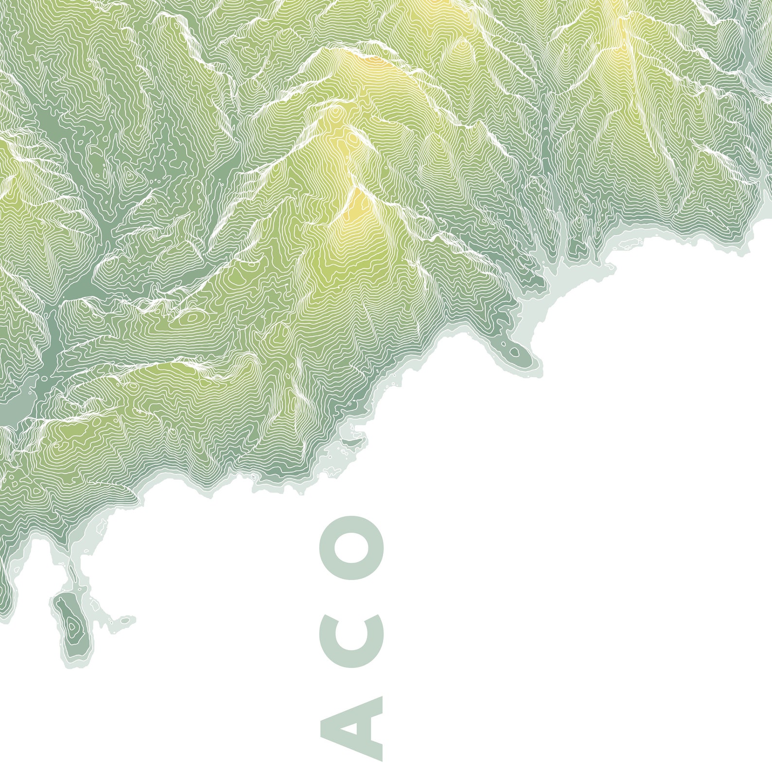 Monaco French Riviera Topographic Contour Relief Map | France Travel ...