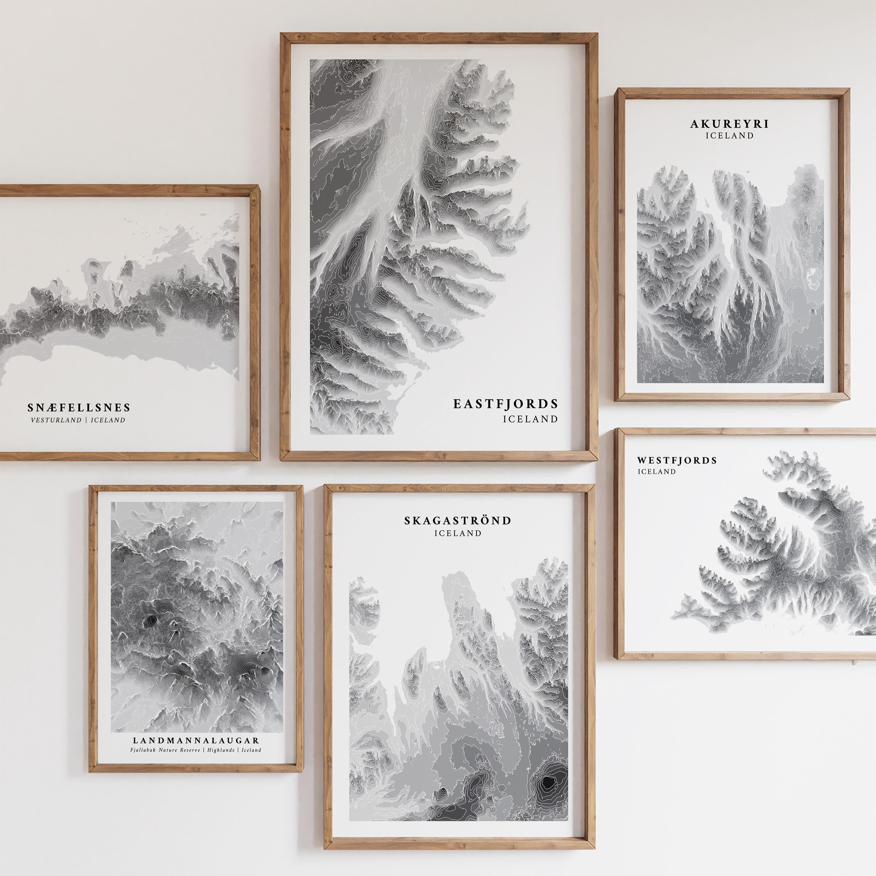 Homer Alaska Print | Elevation Poster - Topographic Contour Map ...