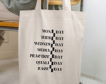 F1 Tote Bag Cotton Canvas Tote Bag F1 Race Week Bag Tote Bag F1 F1 Fan ...