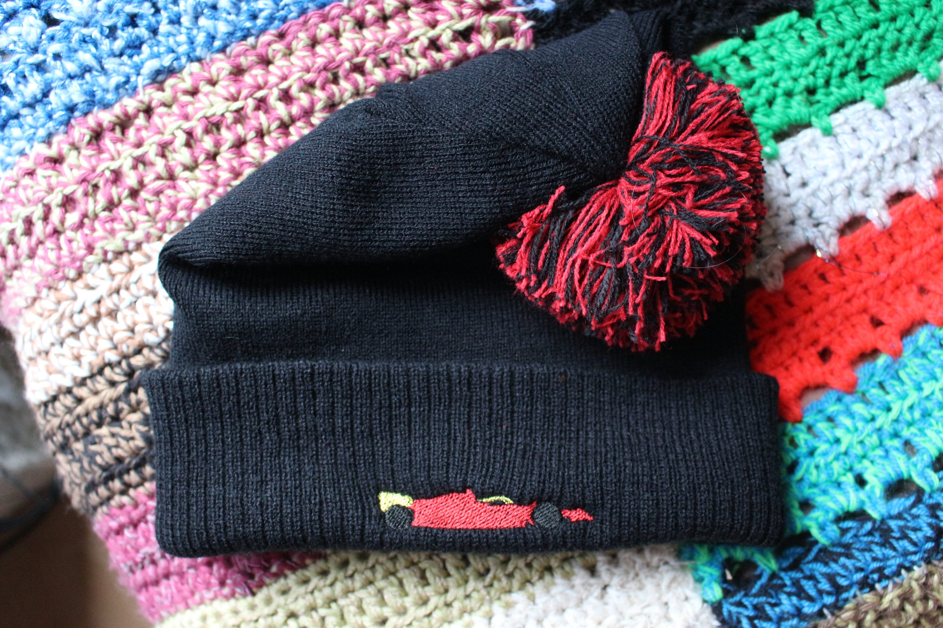 Tiny F1 Car Bobble Hat - Etsy