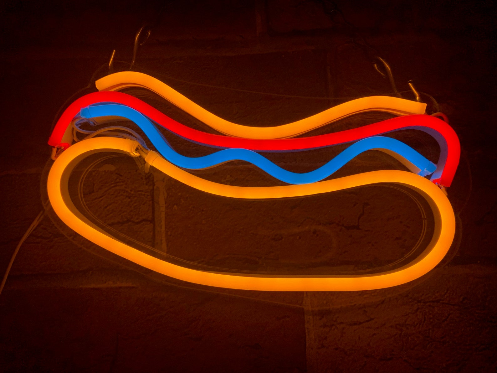 Neon Sign Hot Dog Custom Garage Sign Business Sign | Etsy