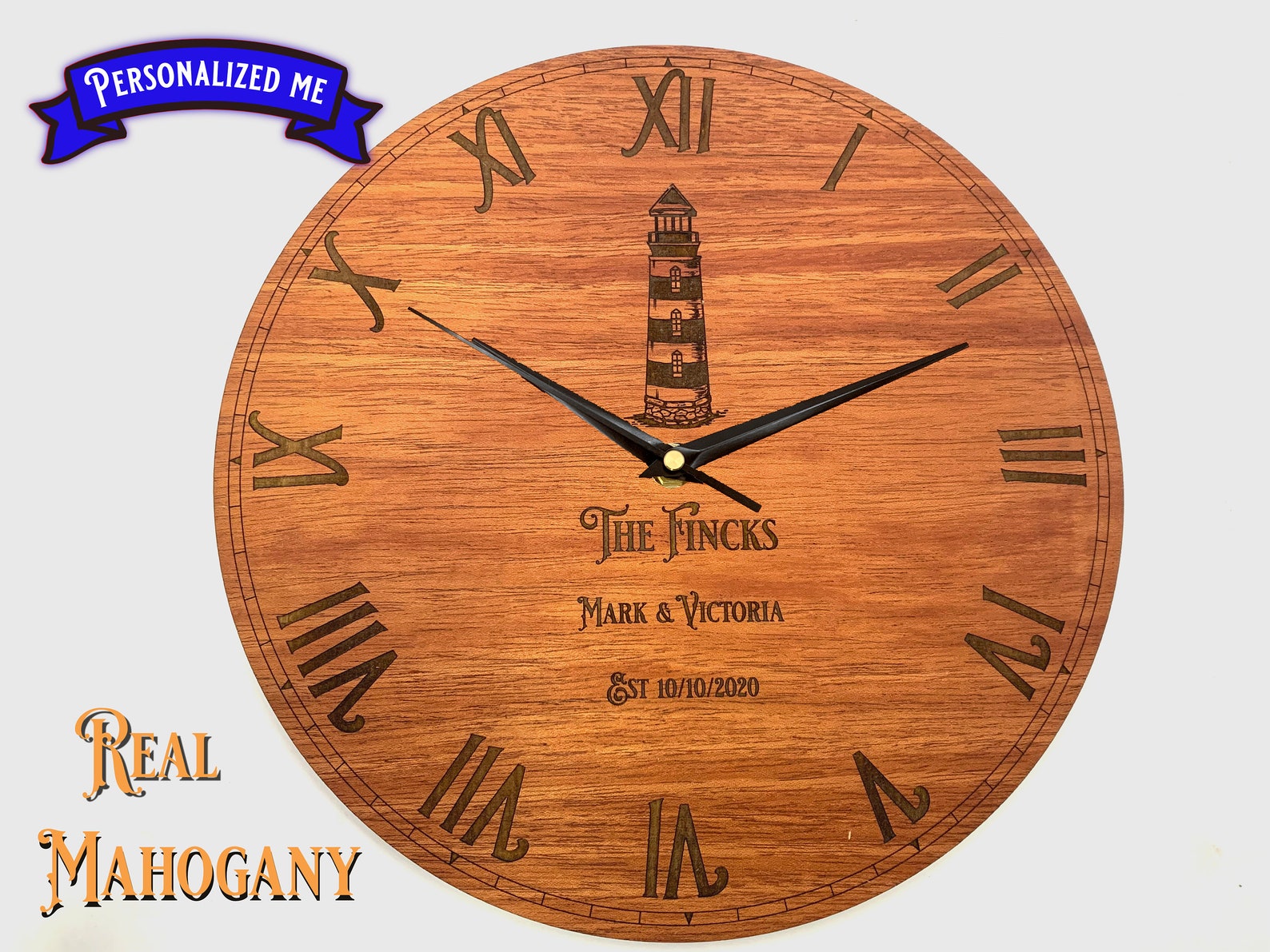 PERSONALIZED Engraved Clock With Stand Wedding Gift | Etsy