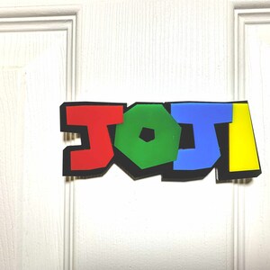 Super Mario Style Custom Sign Personalized Desk Sign Mario Inspired Kid ...