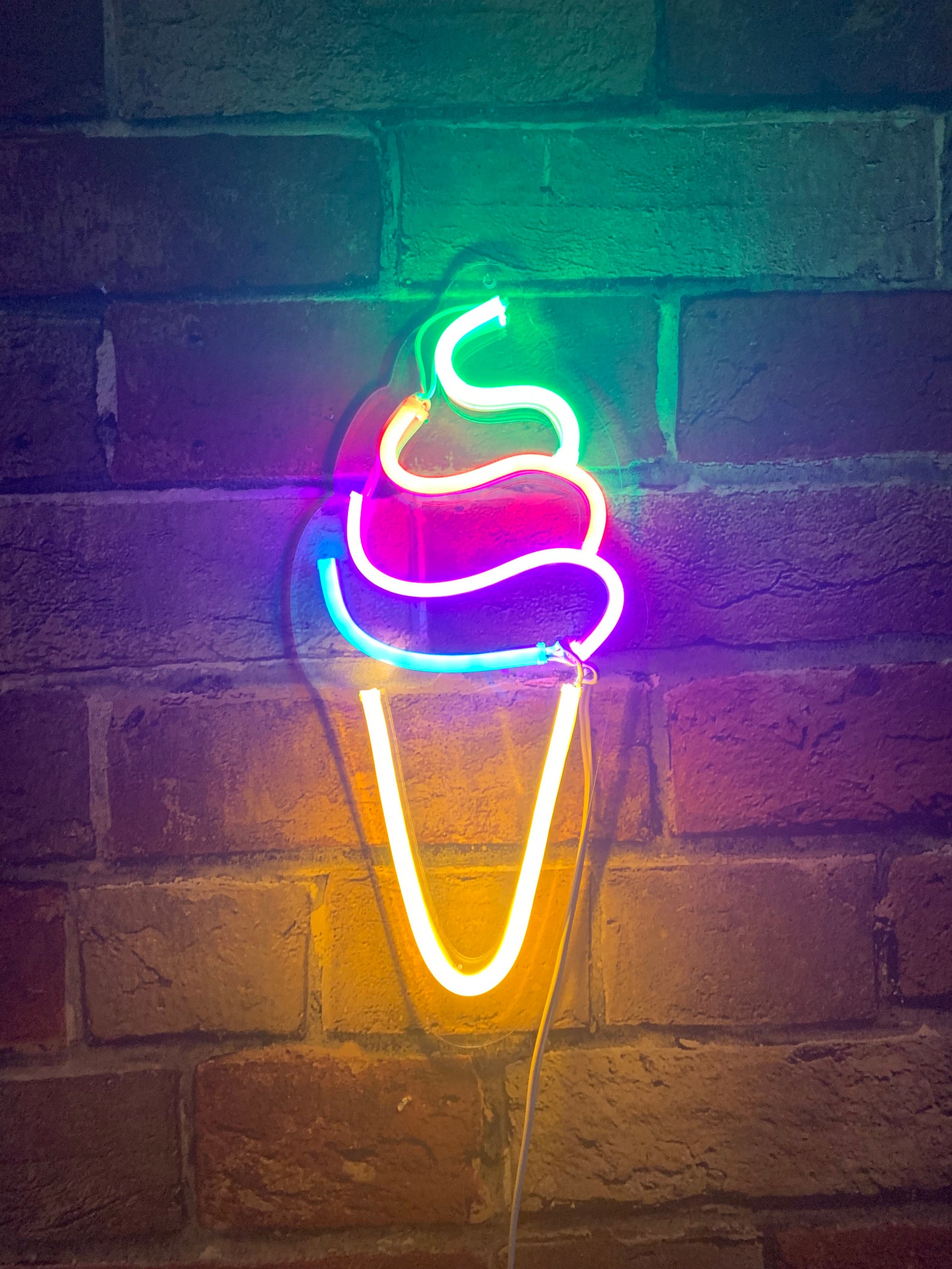 Neon Sign Ice Cream Custom Garage Sign Business Neon Sign | Etsy