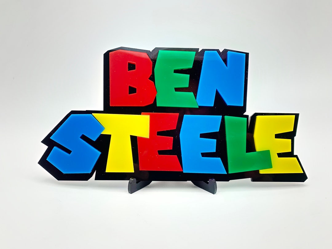 Super Mario Style Custom Sign Personalized Desk Sign Mario Inspired Kid ...