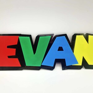 Super Mario Style Custom Sign Personalized Desk Sign Mario Inspired Kid ...