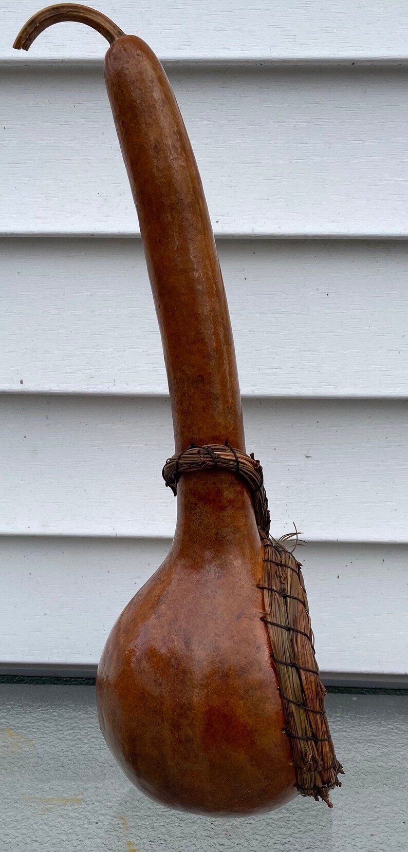 Ladle Gourd Sconce With Pine Needles - Etsy