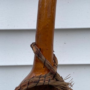 Ladle Gourd Sconce With Pine Needles - Etsy