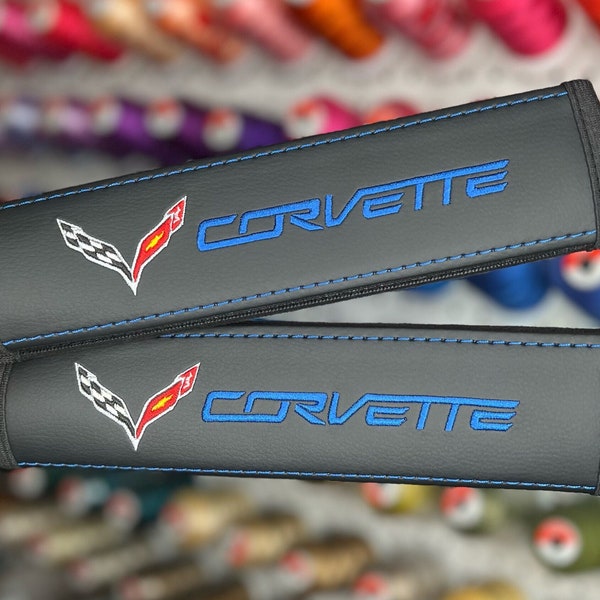 Corvette Seat Belt Covers - Etsy