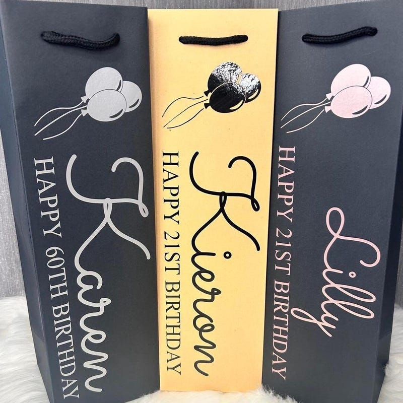 Birthday Whiskey Bottle Bag - Etsy UK