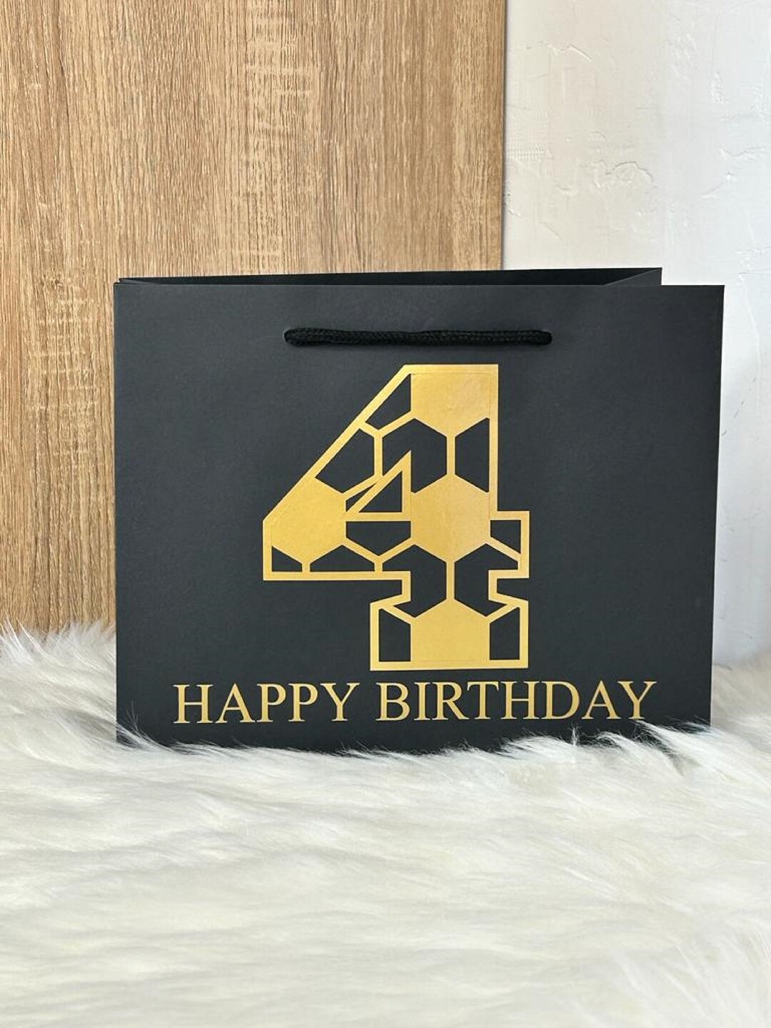 NEXT DAY DISPATCH Personalised Birthday Football Number Gift Bag ...