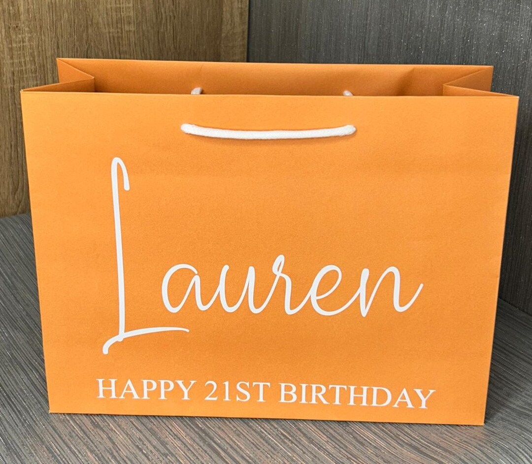 NEXT DAY DISPATCH - Personalised Birthday Luxury Gift Bag- Fast Track ...