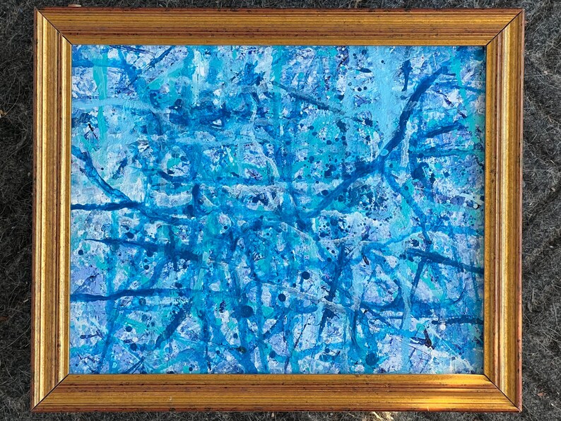 Original Abstract Art, 8x10 Inch ACM, Contemporary Art, One of A Kind ...