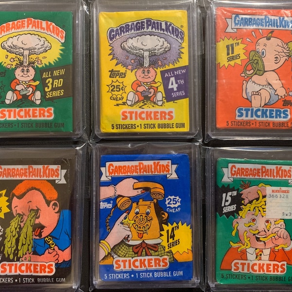 Garbage Pail Kids Stickers - Etsy