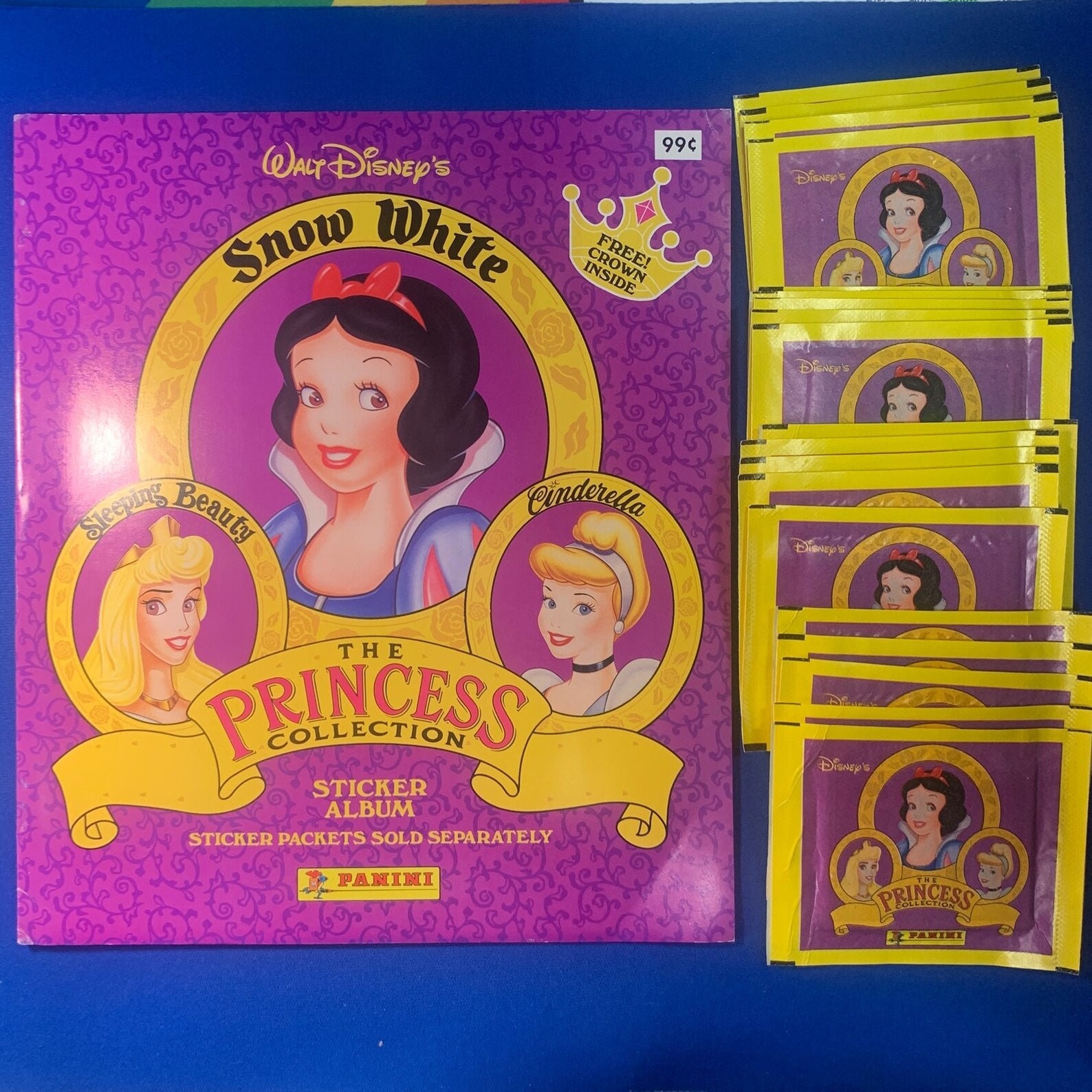 Disneys Princess Collection Sticker Album & Sticker Packs New and ...