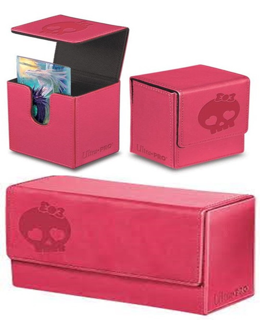 Pink Skull Flip Deck Box & Dual Flip Deck Box - Etsy