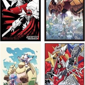 Digimon Card Game Official Artwork Sleeves Bandai 2022 Susanoomon ...