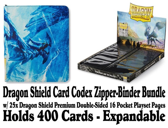 Dragon Shield Card Codex Zipper Binder Bundle Boreas Blue or | Etsy