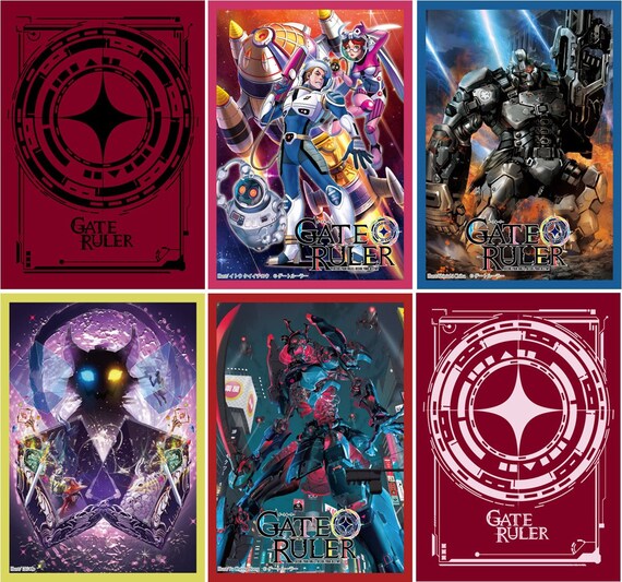 Gate Ruler Trading Card Game Deck Protector Card Sleeves - Etsy