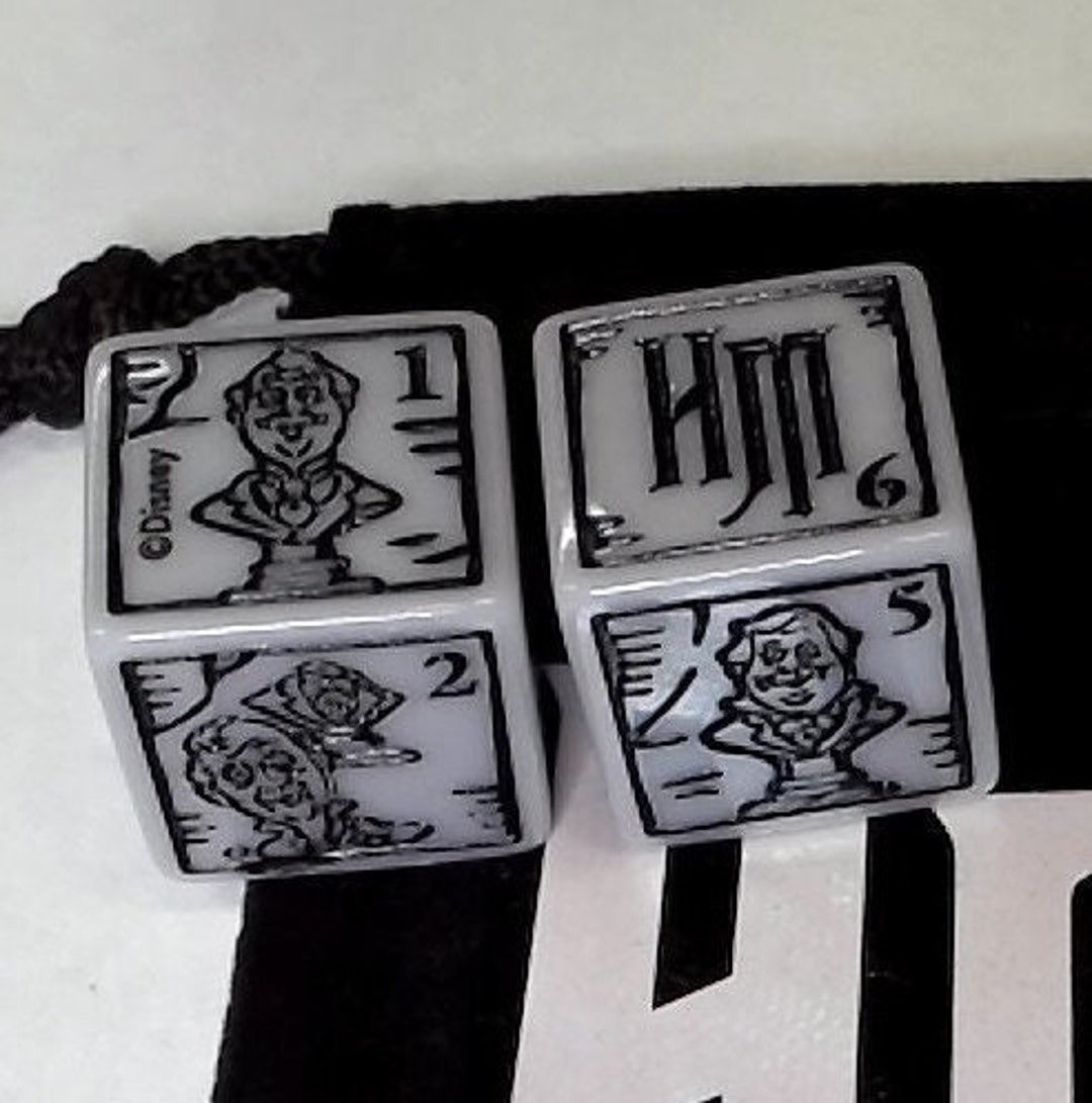Disneys Haunted Mansion Premium D6 Dice Premium Set of Six or Single ...