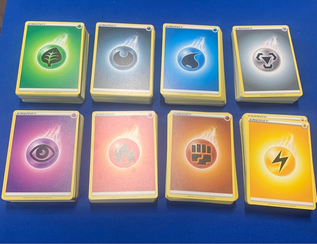 Pokemon TCG Basic Energy Card Lot 450 - Etsy