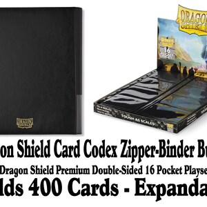 Dragon Shield Card Codex Zipper Binder Bundle Boreas blue or - Etsy