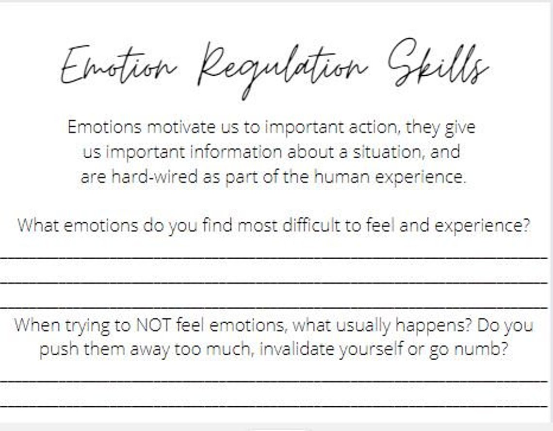 Commercial Re-printable: the DBT Journal Guided Journal Based | Etsy