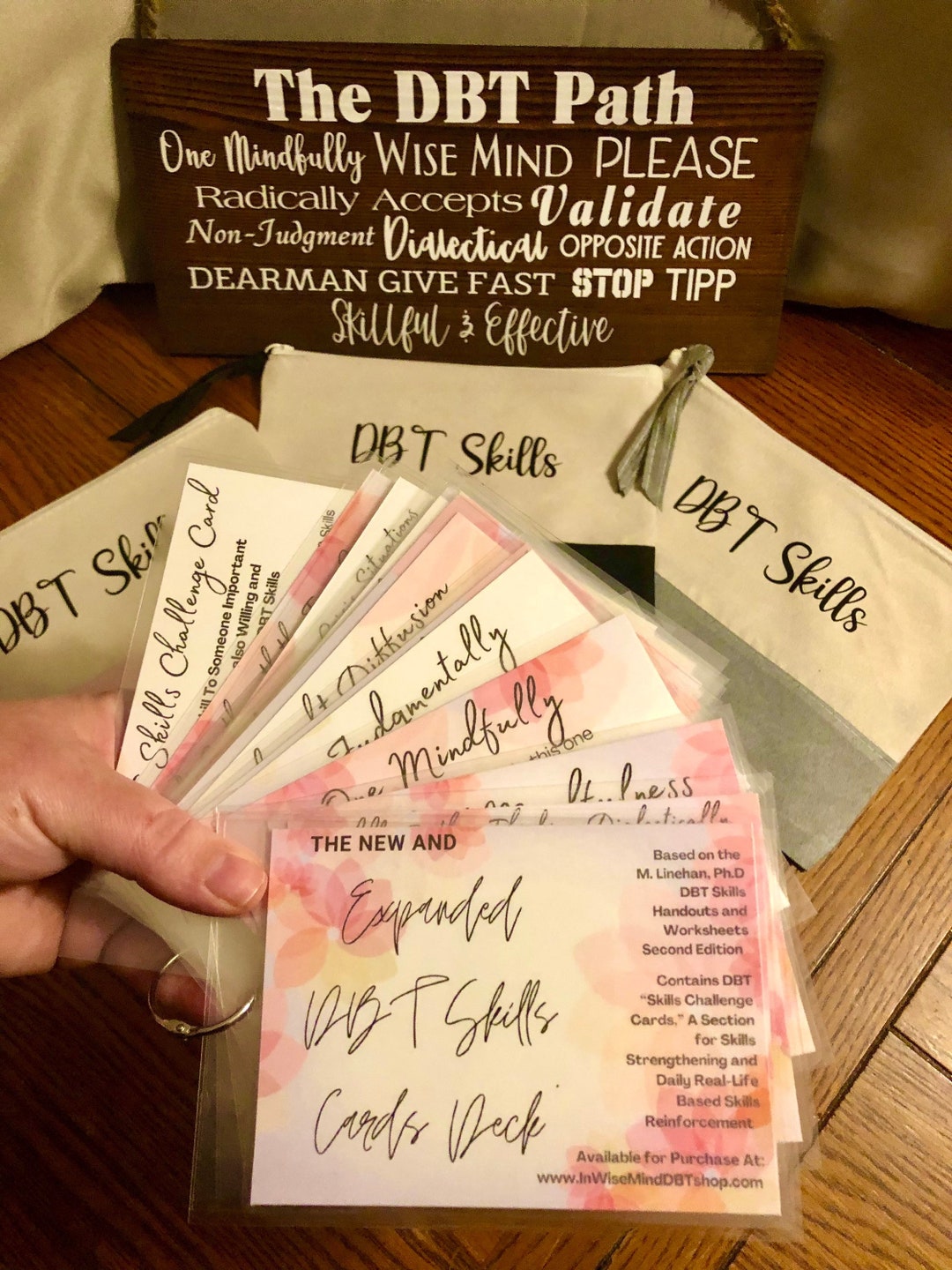 DBT Bundle Dbt Skills Flashcards Dbt Skills Wood Sign. - Etsy