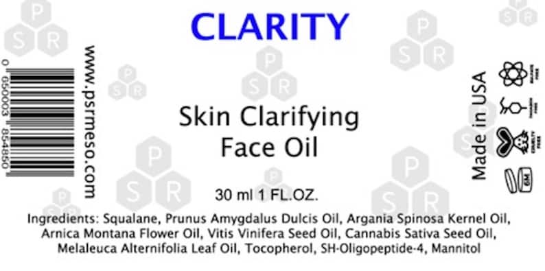 Clarity - Skin Clarifying Face Oil - Etsy