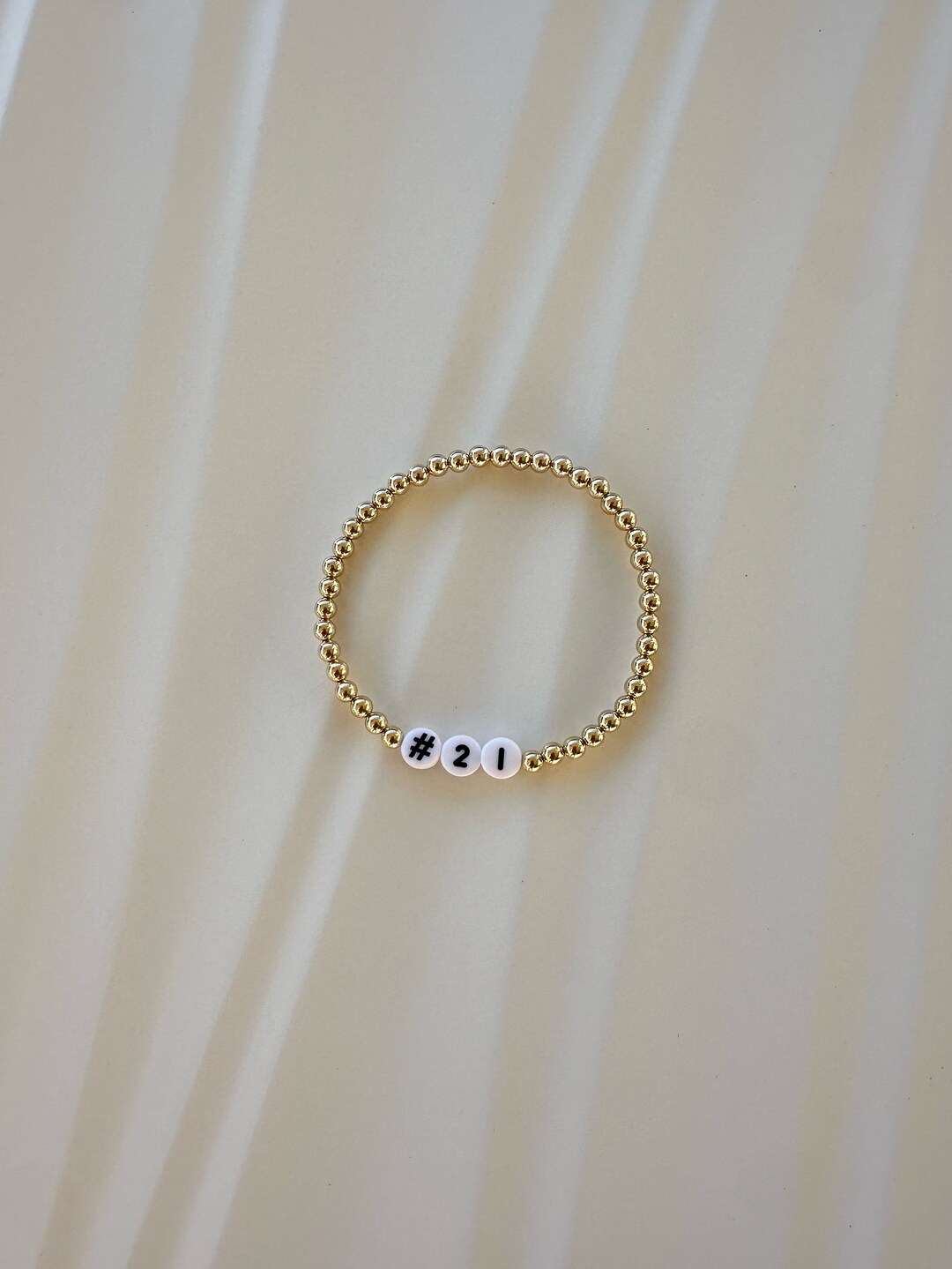 The Custom Number Bracelet • Made With 14k Gold Filled or Sterling ...