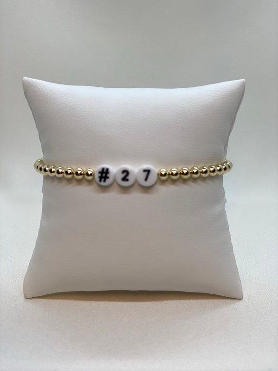 The Custom Number Bracelet Made With 14k Gold Filled or - Etsy