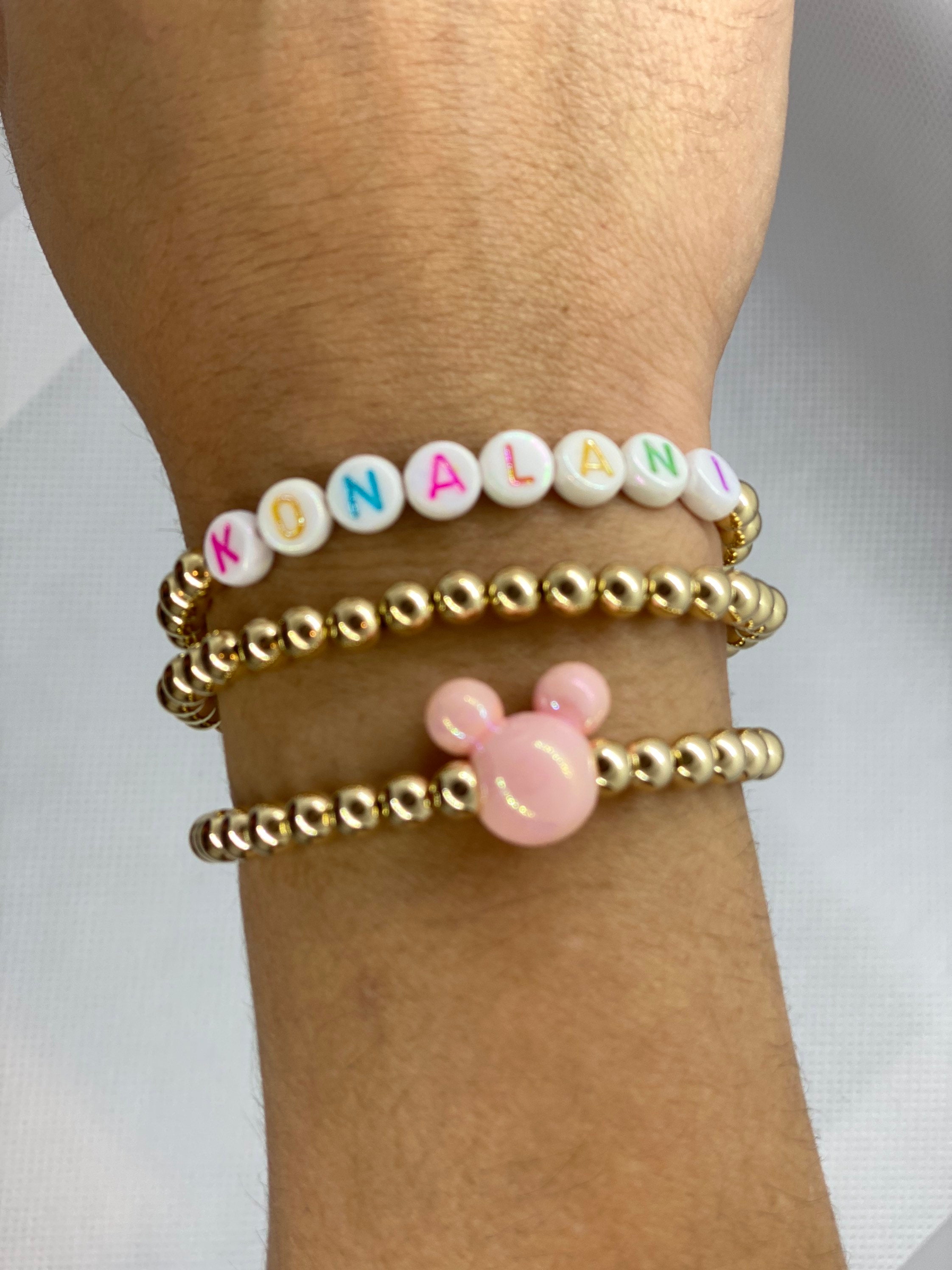 Magic Mouse 14k Gold Filled Beaded Bracelet 5 Mm | Etsy