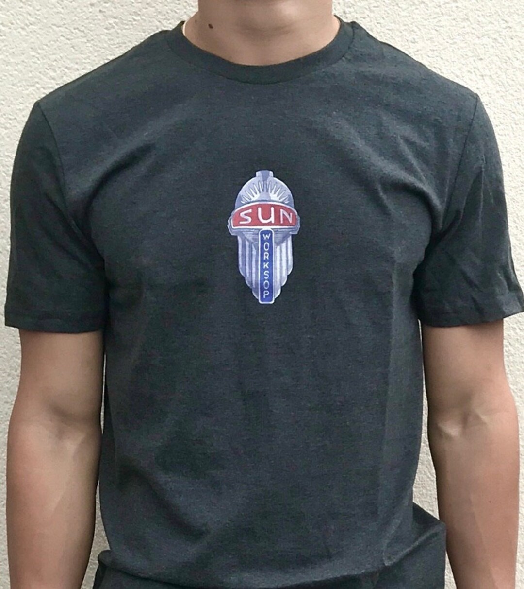 Sun Vintage Bike Headbadge Original Illustration, 100% Cotton T-shirt ...