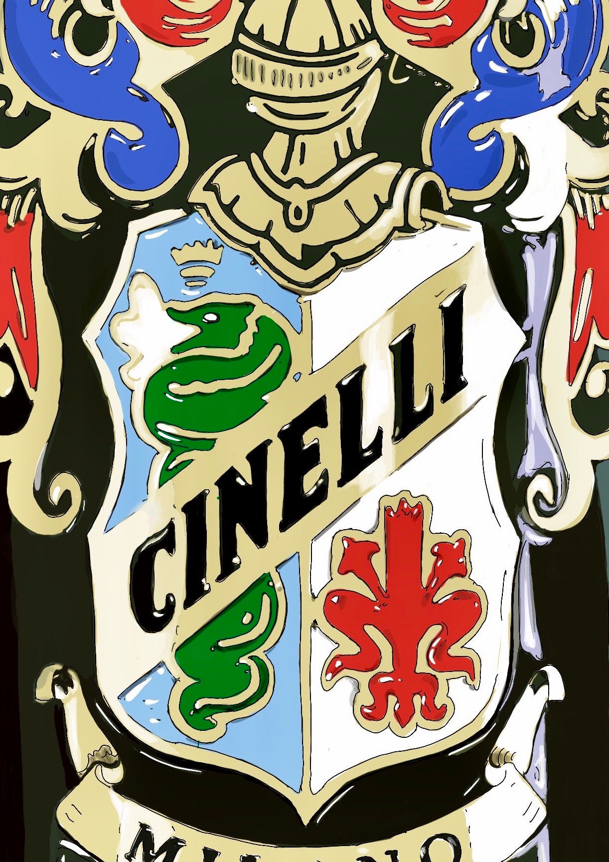 Cinelli 67 Old Crest Logo