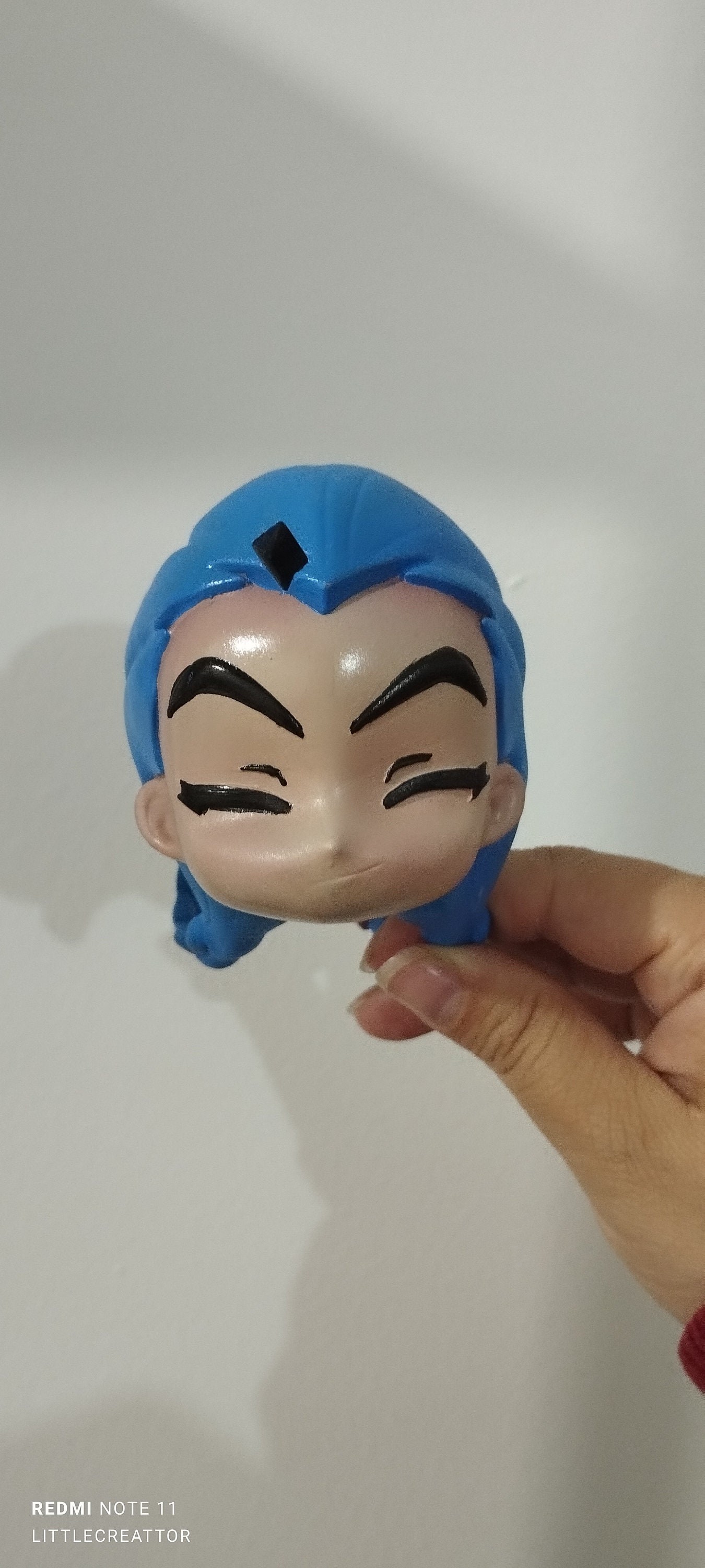 Jinx Chibi Figure 3D League of Legends Handmade Fullpainted Fanart - Etsy