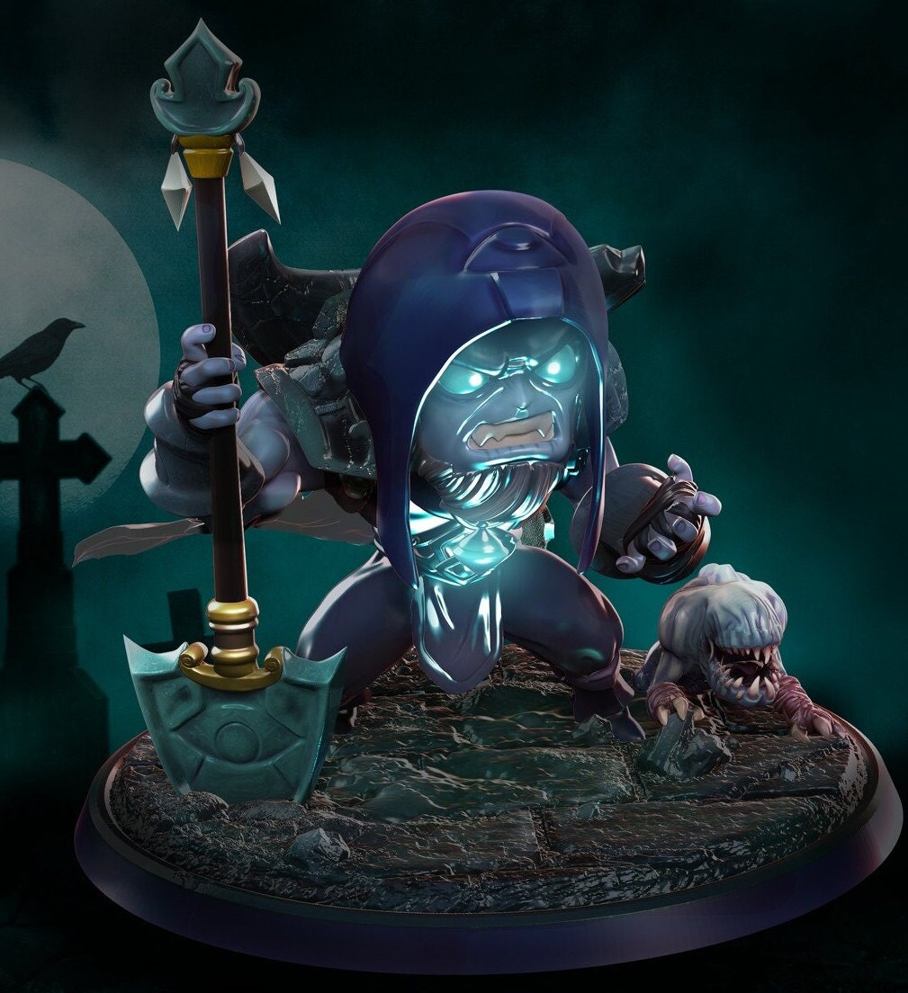 Only in Our Store Physical Figure Yorick 3D Chibi, Fan Art, League of ...