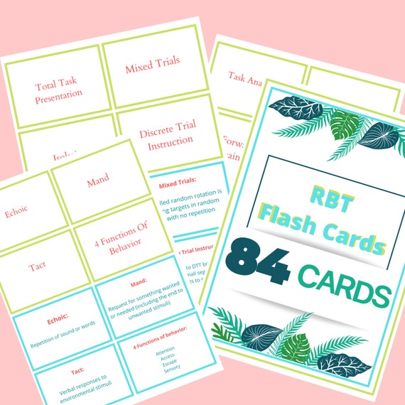 Rbt Printable Flashcards - Printable Word Searches