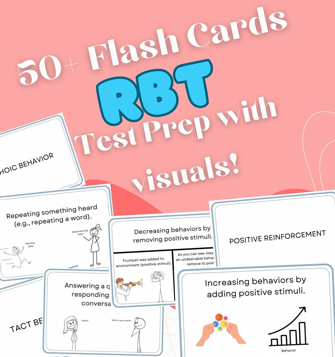 RBT Flash Cards With Visuals and Examples Test Exam Prep - Etsy