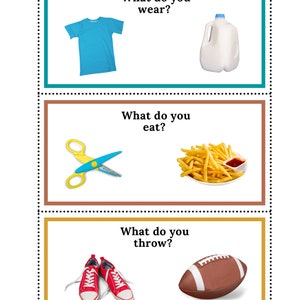 WH Questions ABA, Therapy - Etsy