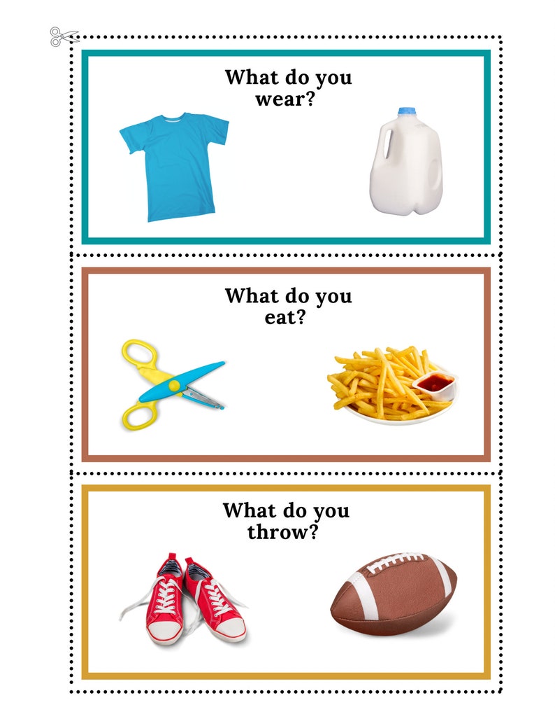 WH Questions ABA, Therapy - Etsy