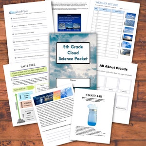 Cloud Study Packet Quiz Guide 5th Grade - Etsy