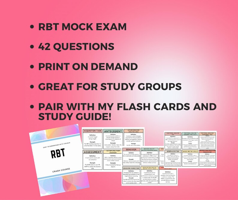 RBT Exam - Etsy
