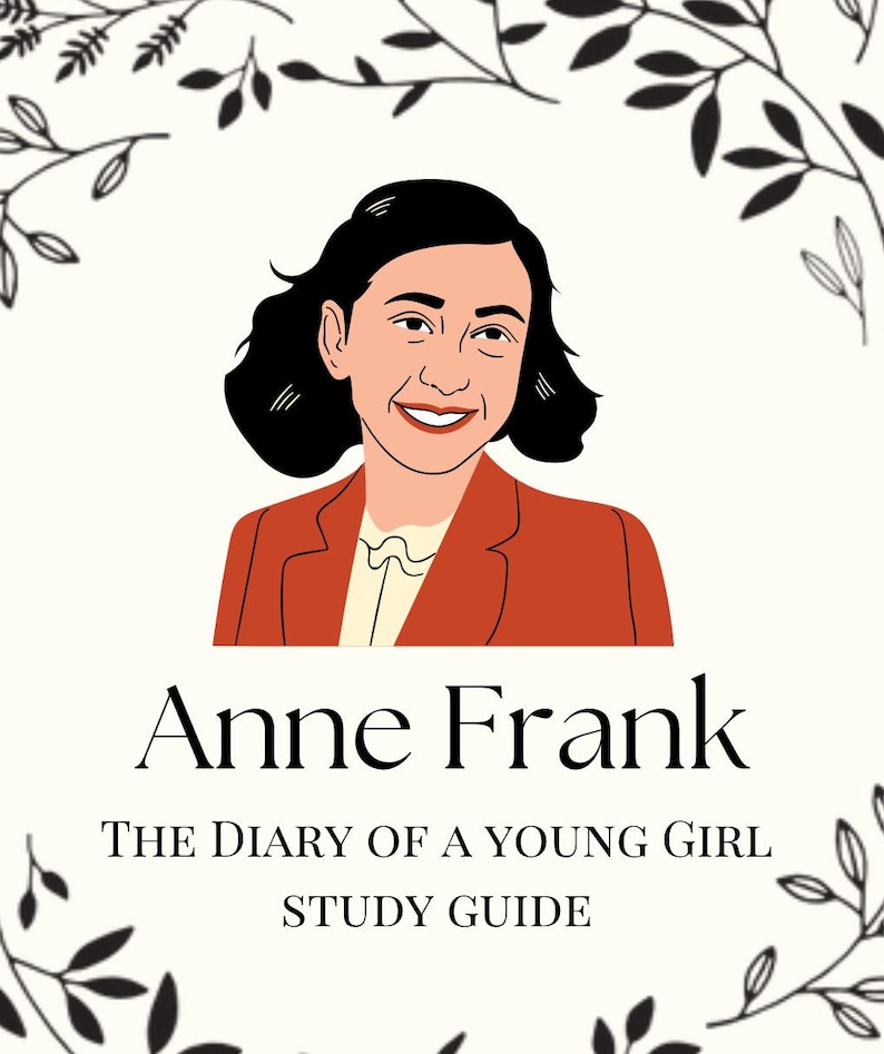 Anne Frank Diary of a Young Girl Studyguide - Etsy