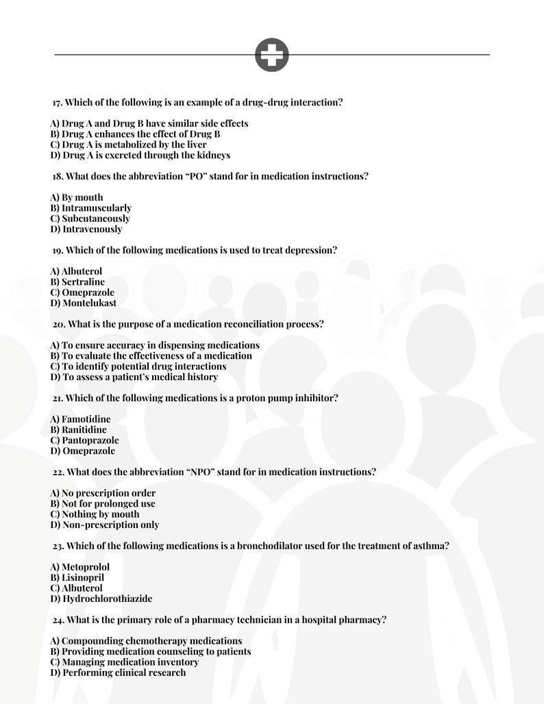 PTCB Practice Mock Exam - Etsy