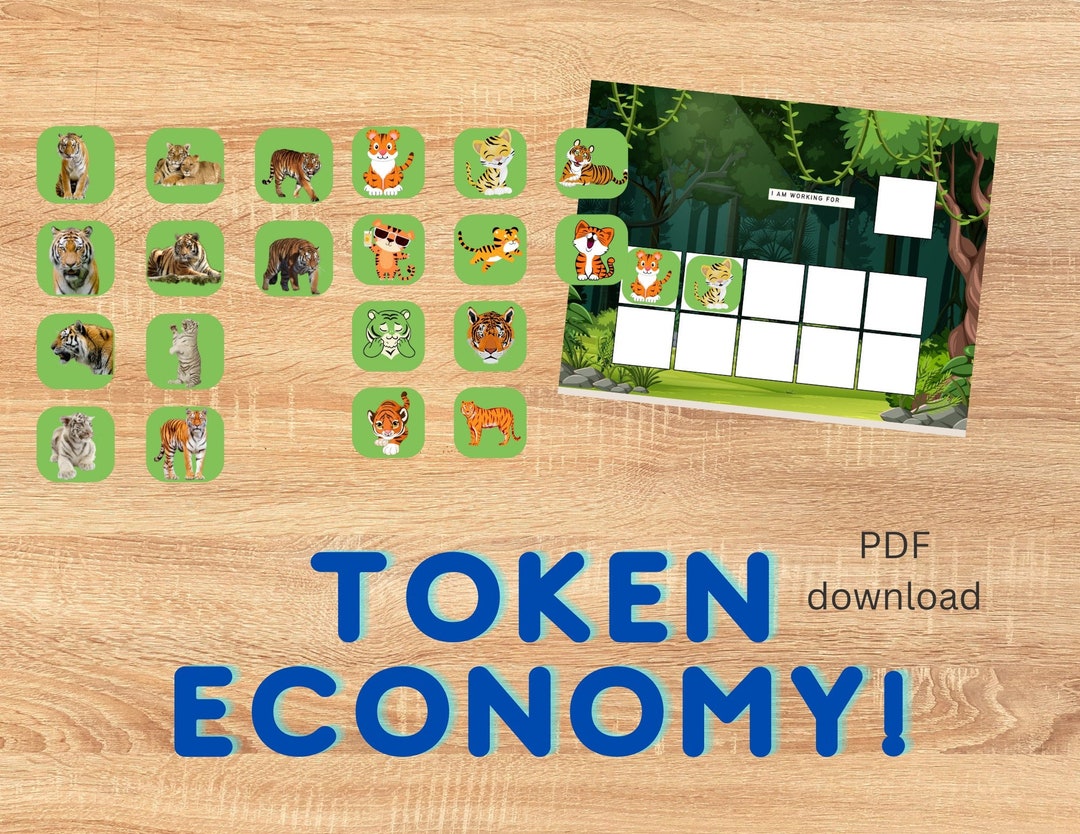 Tiger Jungle Token Economy - Etsy