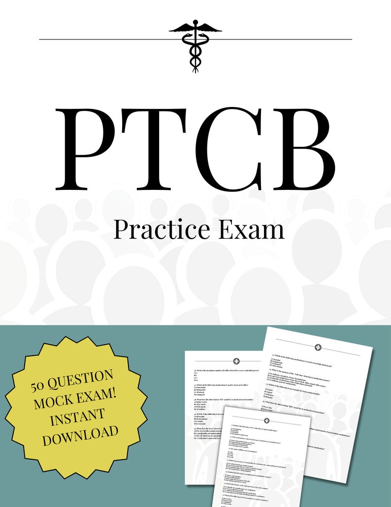 PTCB Practice Mock Exam - Etsy