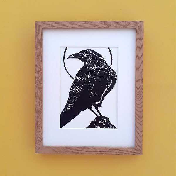 Raven Print - Etsy UK