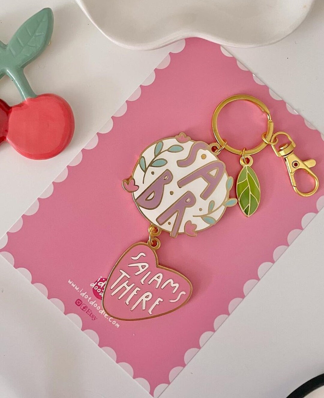 Idotdoodle Keychain - Key Tag - Sabr Keychain - Key Chain - Islamic ...