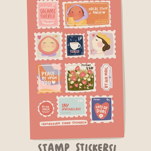 NEW Idotdoodle Journal Stickers Idotdoodle Sticker Sheet - Etsy